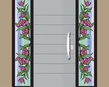 Unique stained glass decals related items | Etsy