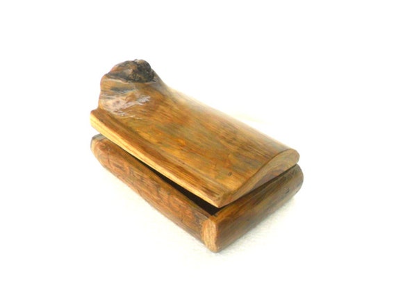 Natural Wood Box Rustic Box Driftwood Reclaimed Wooden Box
