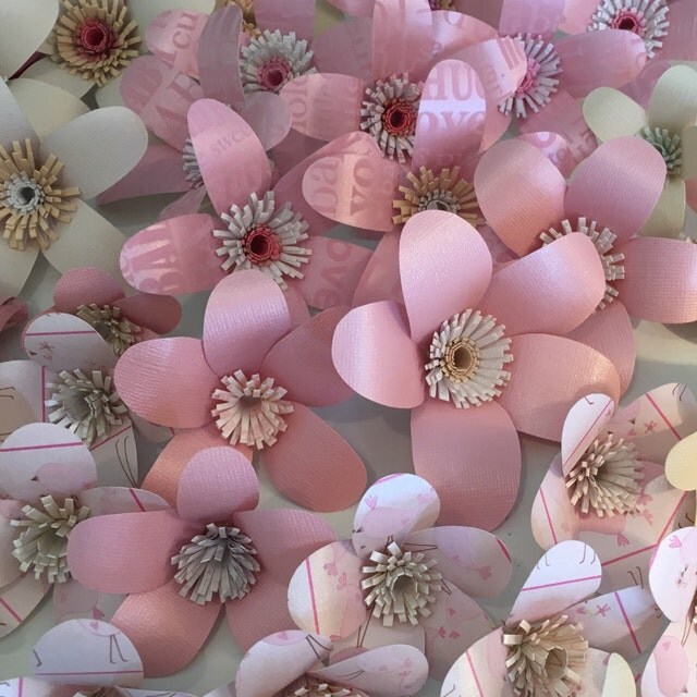 Hand Cut Paper Flowers for all Occasions by TerrysPaperCutz