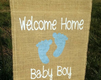 Welcome baby flags | Etsy