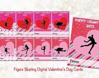 Ice skating print | Etsy