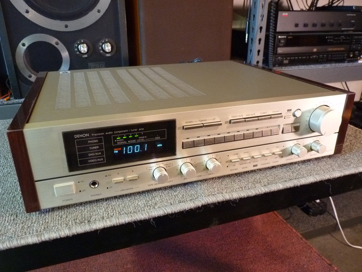 Denon DRA-750 Vintage Stereo Receiver High Power 70 x 2