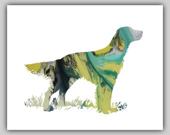 English setter print | Etsy