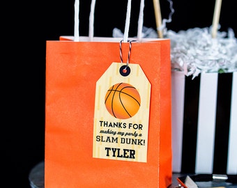Basketball bag tag | Etsy