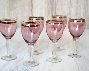 Pink glassware | Etsy