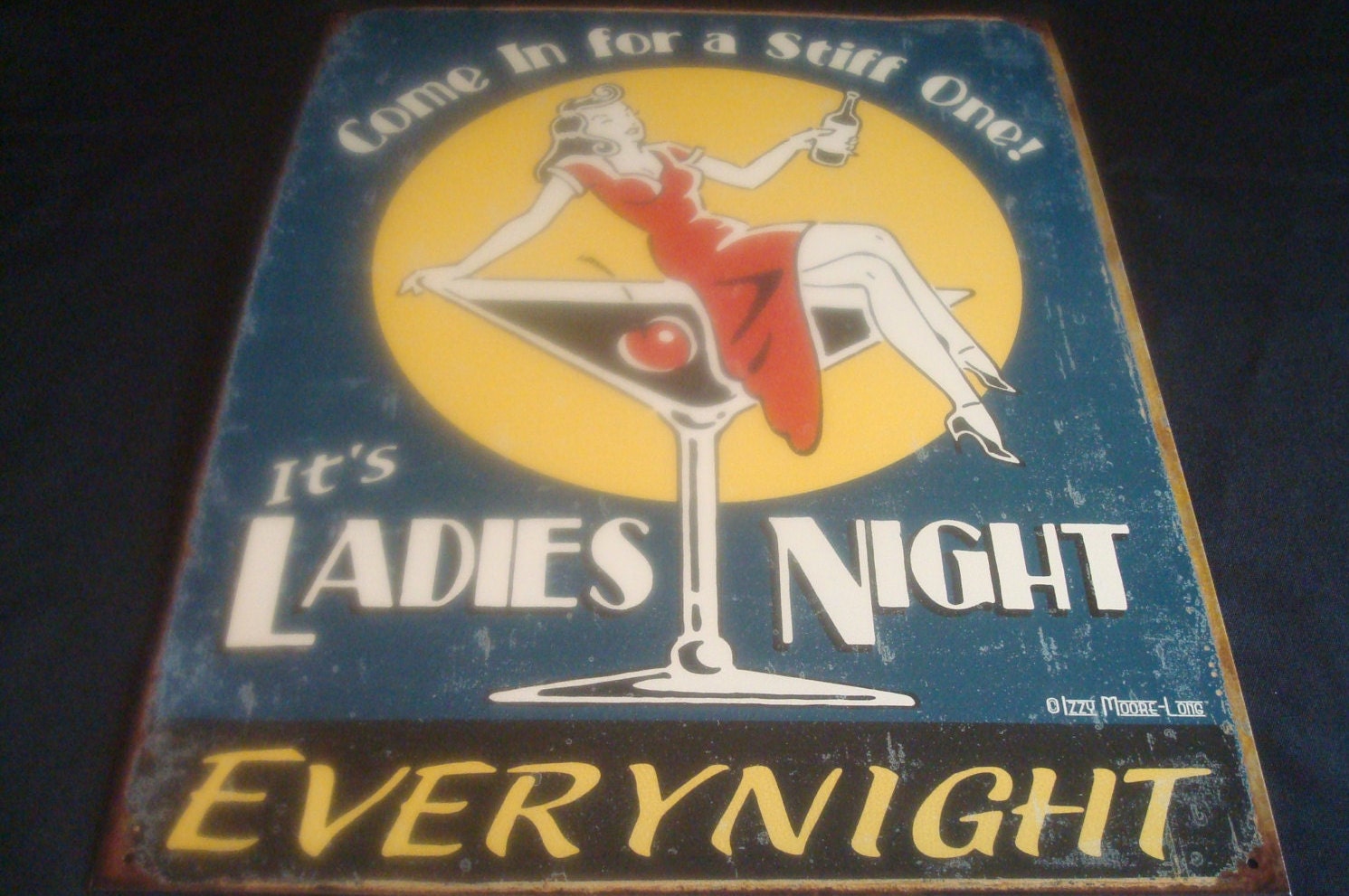 Ladies Night vintage sign/ bar sign / cocktail drink sign