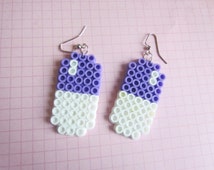 Unique pastel perler beads related items | Etsy