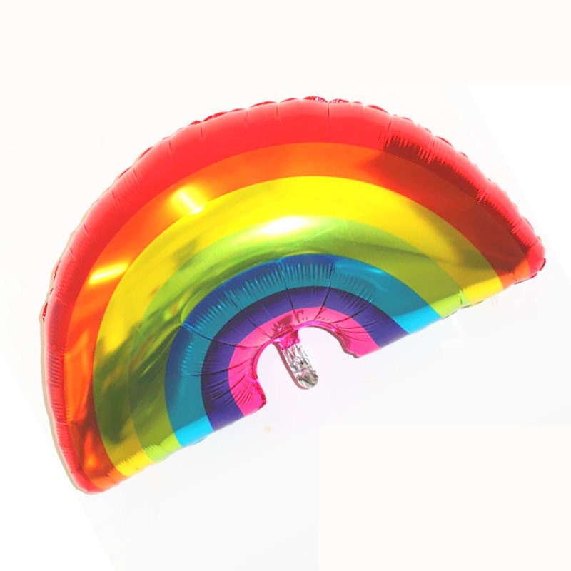 Huge 36 Rainbow balloon. Rainbow party by thehappyelfshop on Etsy