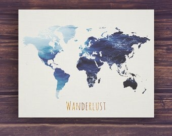 Fernweh art poster | Etsy