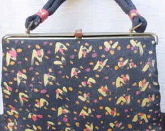 Items similar to Maltese Dog Hand Painted Purse / Handbag / Wearable ...