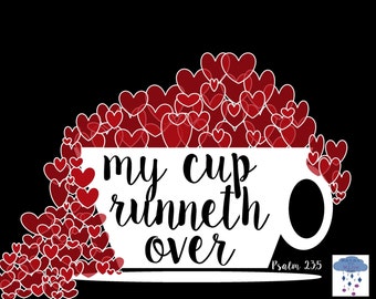 My cup runneth over | Etsy