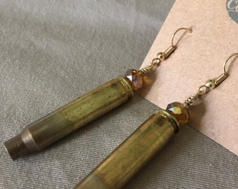 Items similar to Dangerously Beautiful Bullet Earrings on Etsy