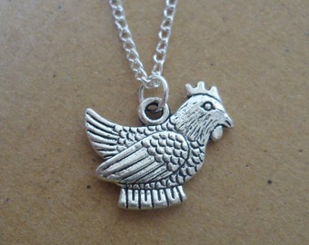 Chicken necklace | Etsy