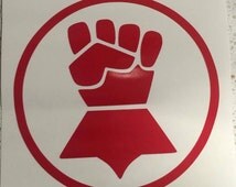 Unique fist decal related items | Etsy