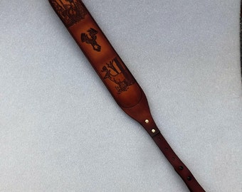 Leather rifle sling | Etsy