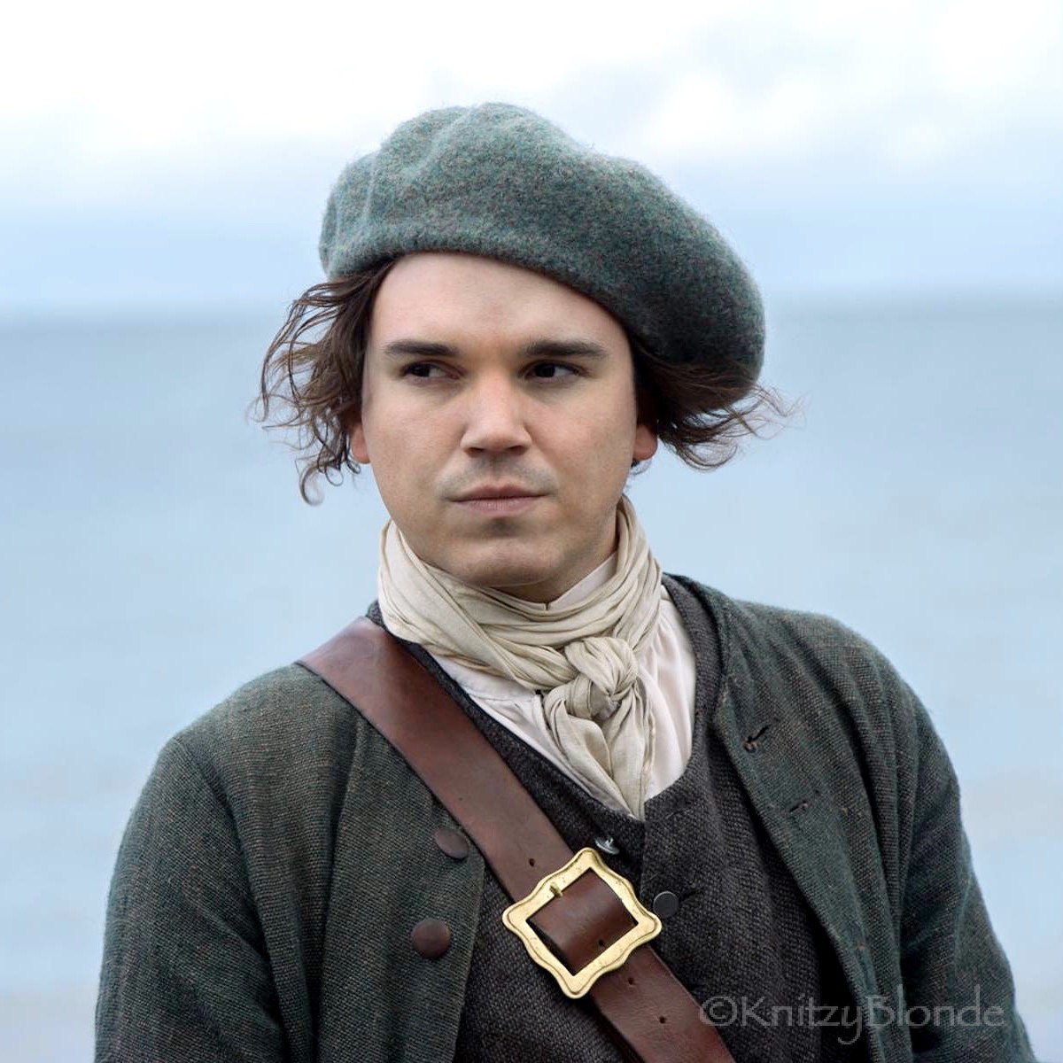 Outlander Tam Scottish Bonnet Hand Knit Felted Highlands