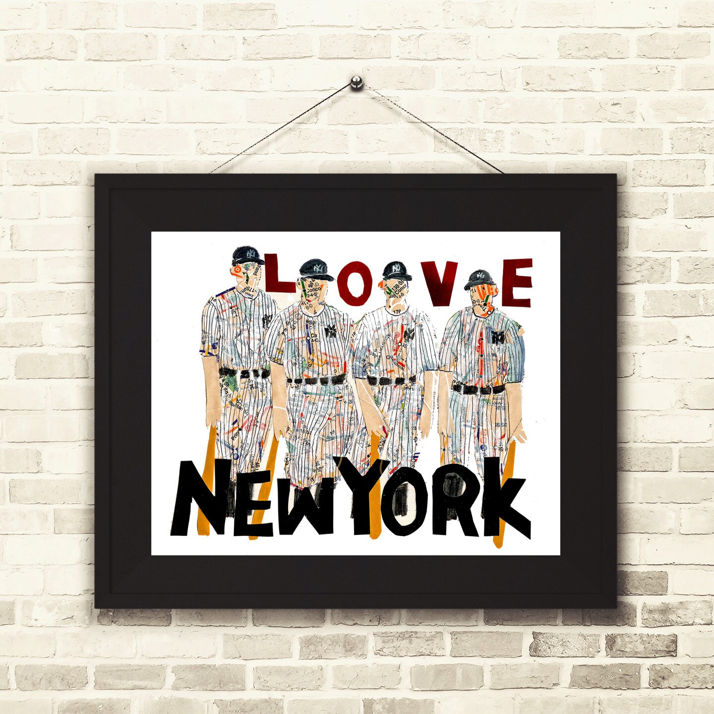 YANKEES art-YANKEES print-YANKEES lover-New York Art-New York
