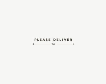Please deliver stamp | Etsy