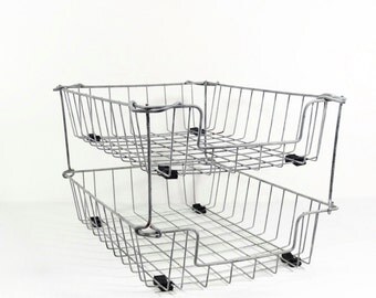 Wire file basket | Etsy