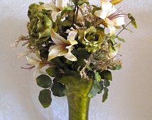 Popular items for silk flower arrangement on Etsy