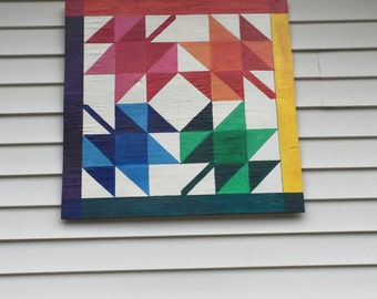 Cat Barn Quilt by OrangeDogArt on Etsy