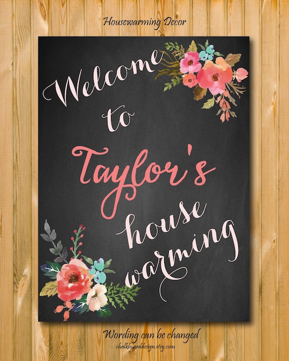 Printable Housewarming Decor DIY Printable House warming