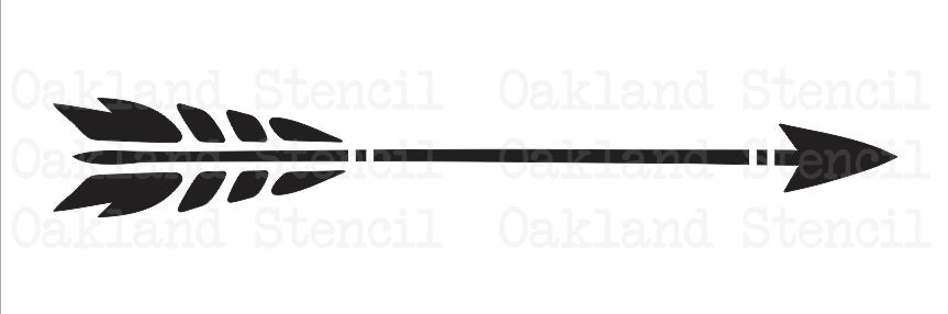 Arrow 1 STENCIL 7 Sizes to Choose From for Painting