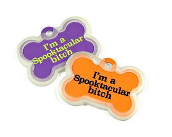 Outrageous Dog ID Tags for Funny Pets by BadTags on Etsy