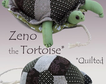Turtle Softie PDF Sewing Pattern Interactive Softie that goes