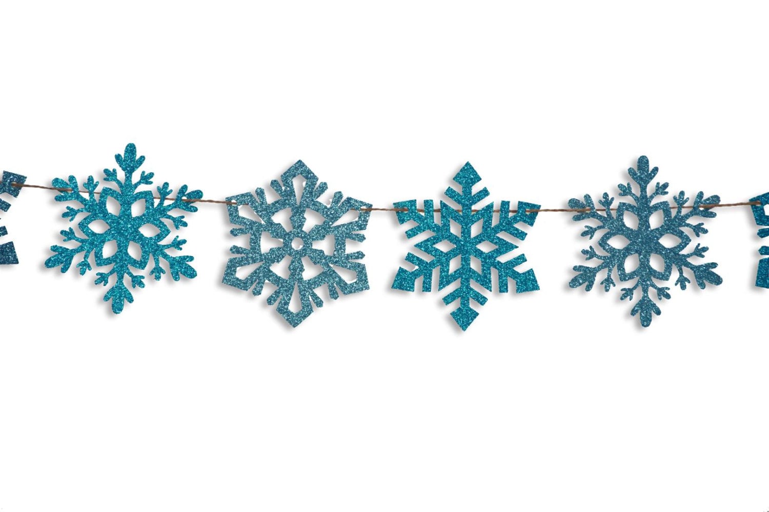 Snowflake garland Snowflake Banner Holiday Banner Christmas