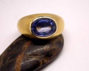 Big gold ring | Etsy