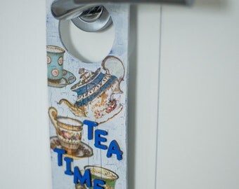 Tea time sign | Etsy