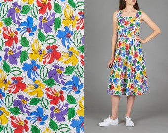 80s floral dress | Etsy