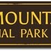 National Park Directional Arrow Sign Personalized Park