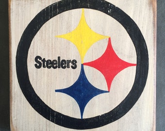 Steelers wood sign | Etsy