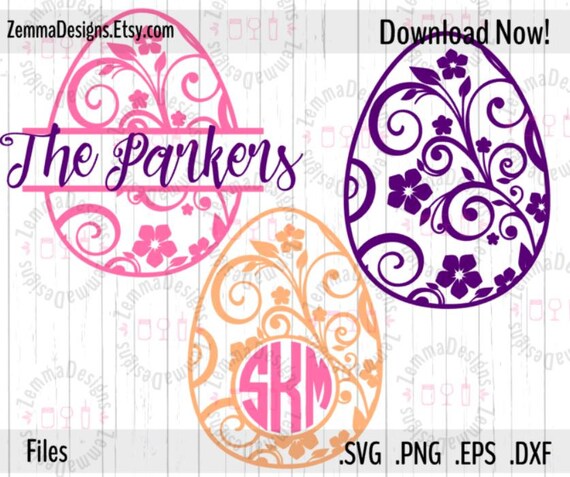 easter svg egg svg file types. .DXF .SVG .PNG Silhouette
