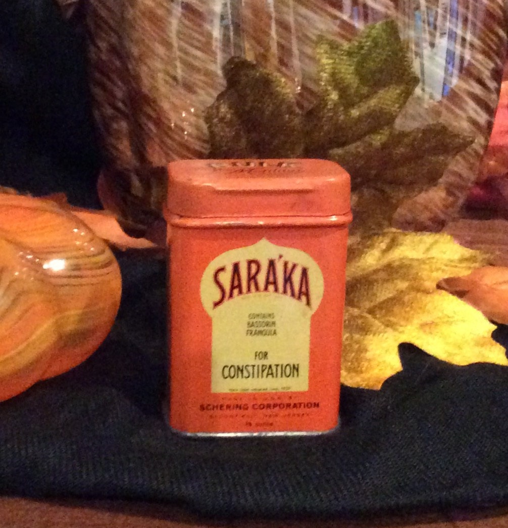 Vintage Saraka Medicine Tin for Constipation Circa 1930’s Antique ...