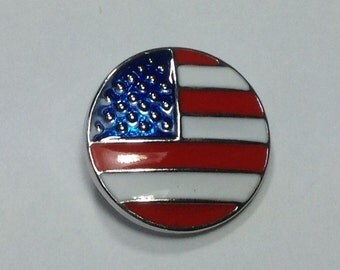 American flag button | Etsy
