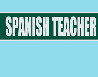 Spanish teacher | Etsy