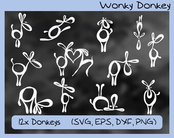Donkey svg | Etsy