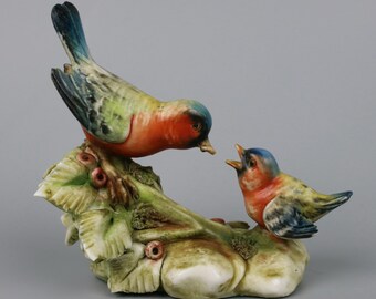 Capodimonte birds | Etsy