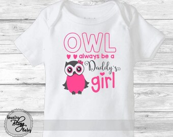 Girls owl shirt | Etsy