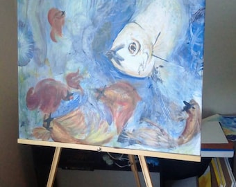 Betta fish painting | Etsy