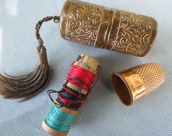 Antique thimble case | Etsy
