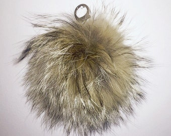 Pompom keychain | Etsy