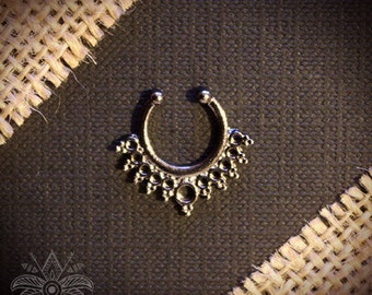 Unique fake piercing related items | Etsy