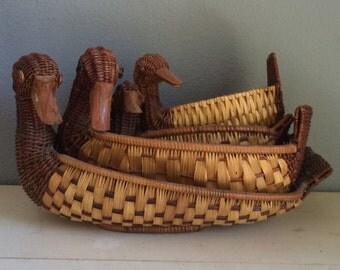Duck basket | Etsy