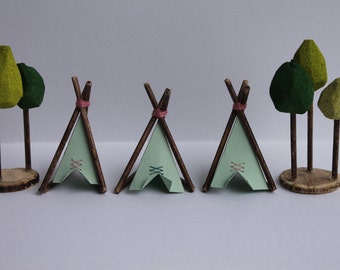 Mini teepee | Etsy