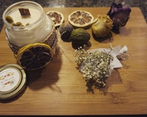 Unique candles with message related items | Etsy