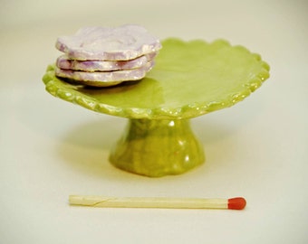 Ceramic cake stand | Etsy